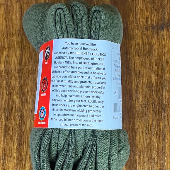 DEFENSE LOGISTICS AGENCY | Underwear & Socks | Dla Boot Socks Military ...